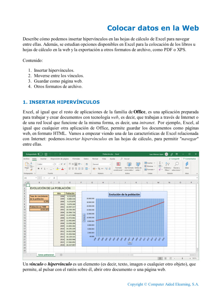 Manual Colocar Datos en WEB | PDF | Hipervínculo | HTML