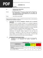 Informe Del Docente-Eval-Diagnóstica-2025 - SEGUNDO GRADO - Primaria | PDF | Evaluación ...