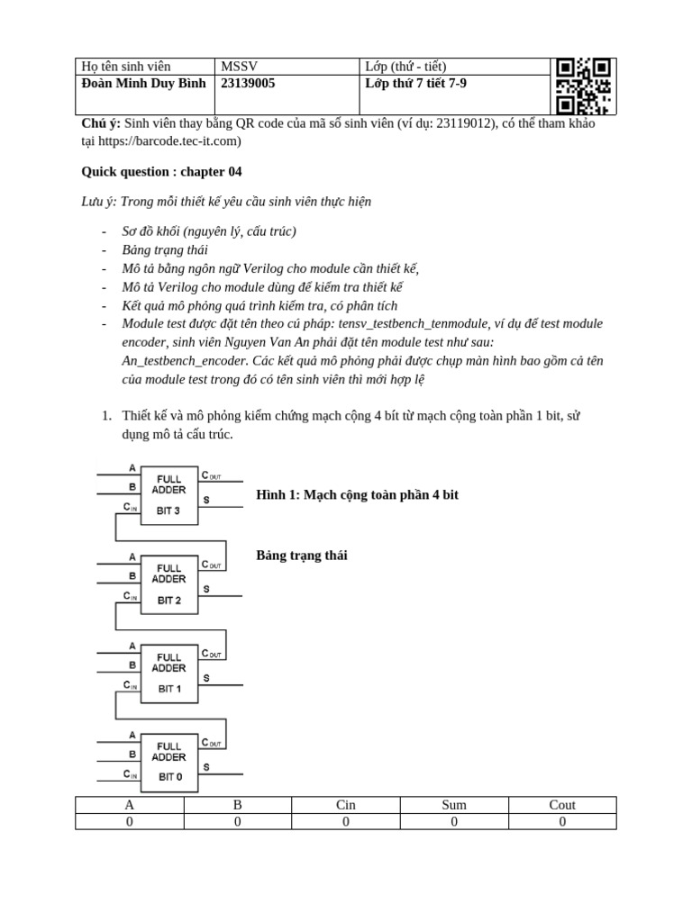 Quick Question. Chapter 04 | PDF