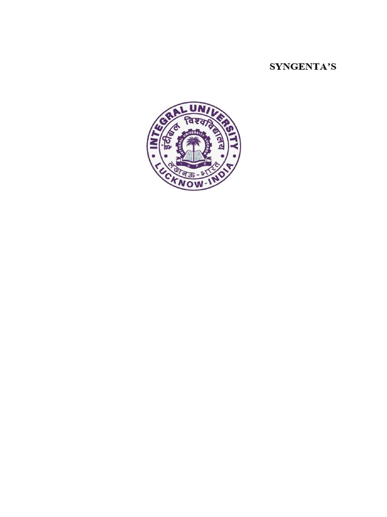 Exploring The Role of Social Media in Building Resilience and Agility in Syngenta | PDF | Supply ...