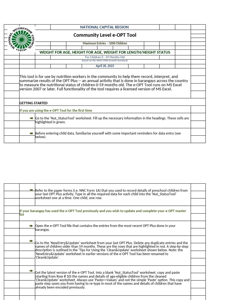 Update Opt As of Oct 2023 Brgy791 | PDF | Microsoft Excel | Worksheet