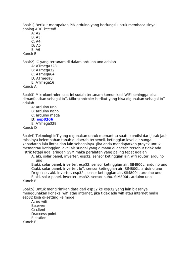 Soal Us Mapel Pilihan Tav 2025 | PDF