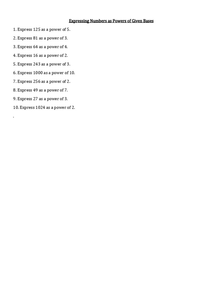 Power Questions | PDF