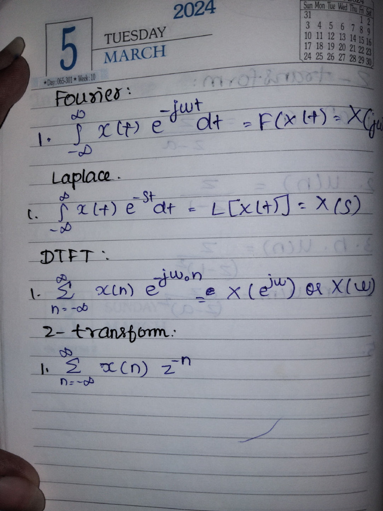 Formula For Signals & System | PDF