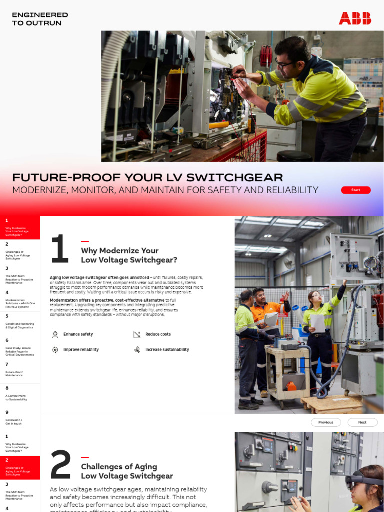 ABB Retrofit Whitepaper Future Proof LV Switchgear 1 | PDF ...