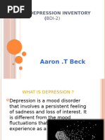 BDI Depression Scale | PDF