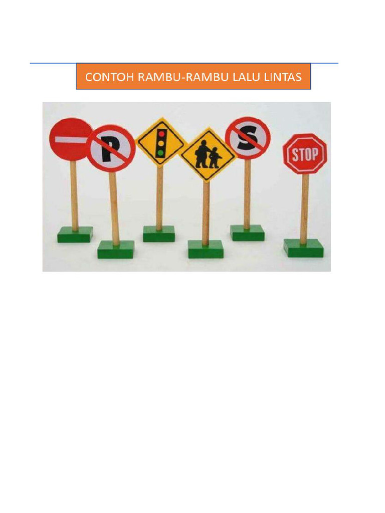 aktivitas 7_LKPD P5 semester 2_CONTOH RAMBU RAMBU LALU LINTAS | PDF