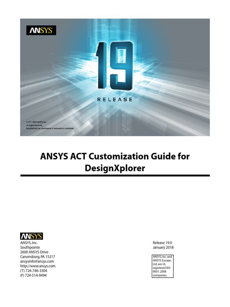 ACT Customization Guide For DesignXplorer | PDF | Parameter (Computer ...