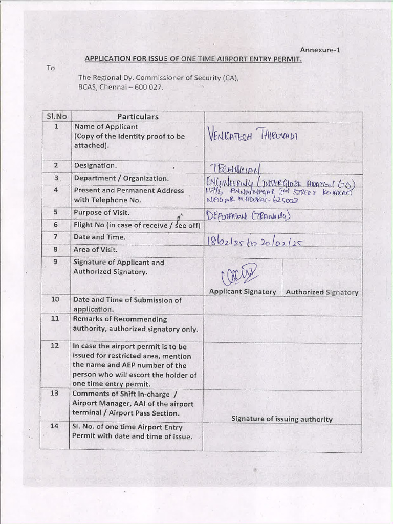 3 Days Aep Form Feb | PDF