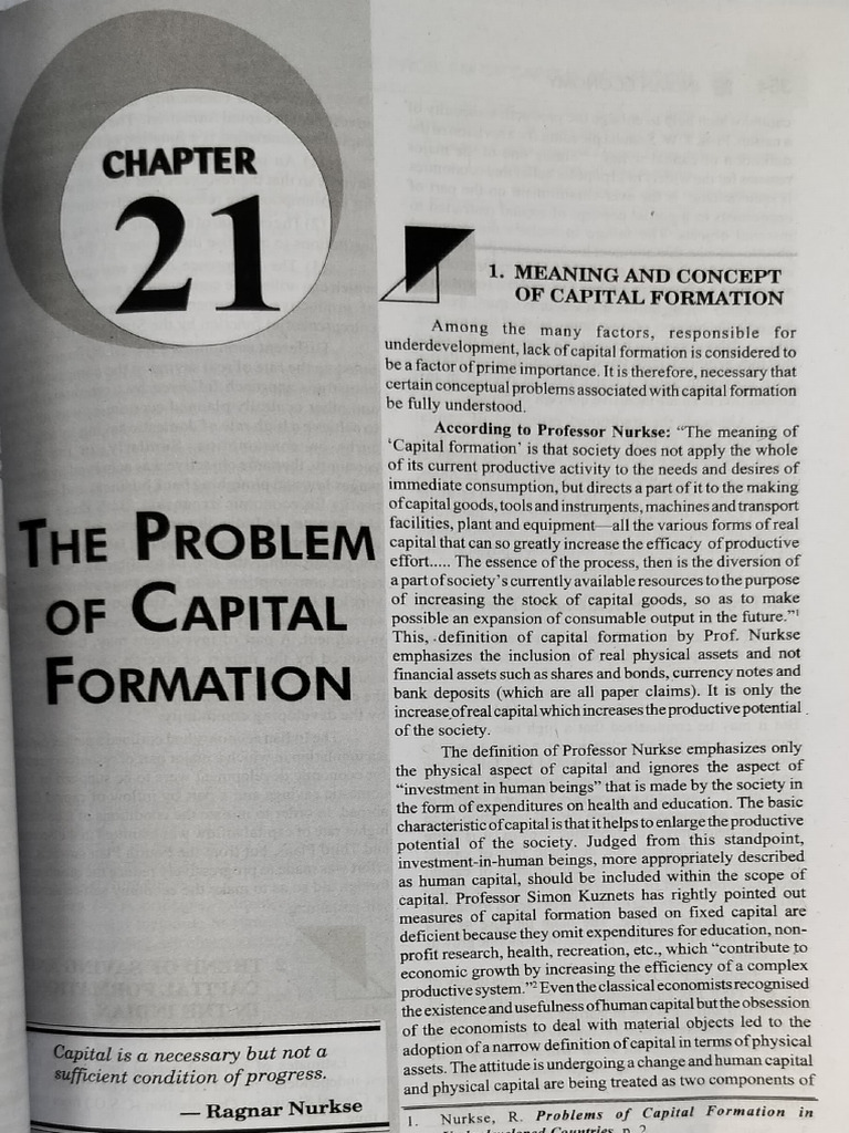 Understanding Capital Formation Concepts | PDF | Capital Formation ...