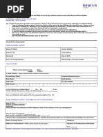 Nas Reimbursement Claim Form | PDF | Patient | Physician