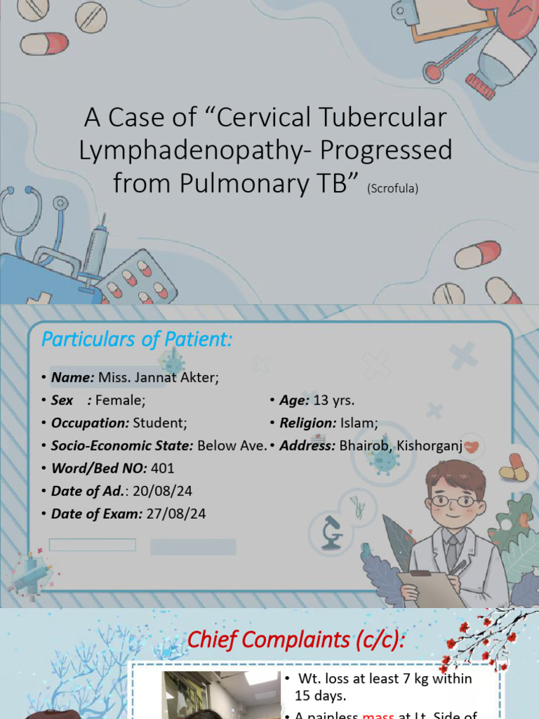 Case Presentation final | PDF | Tuberculosis | Medicine