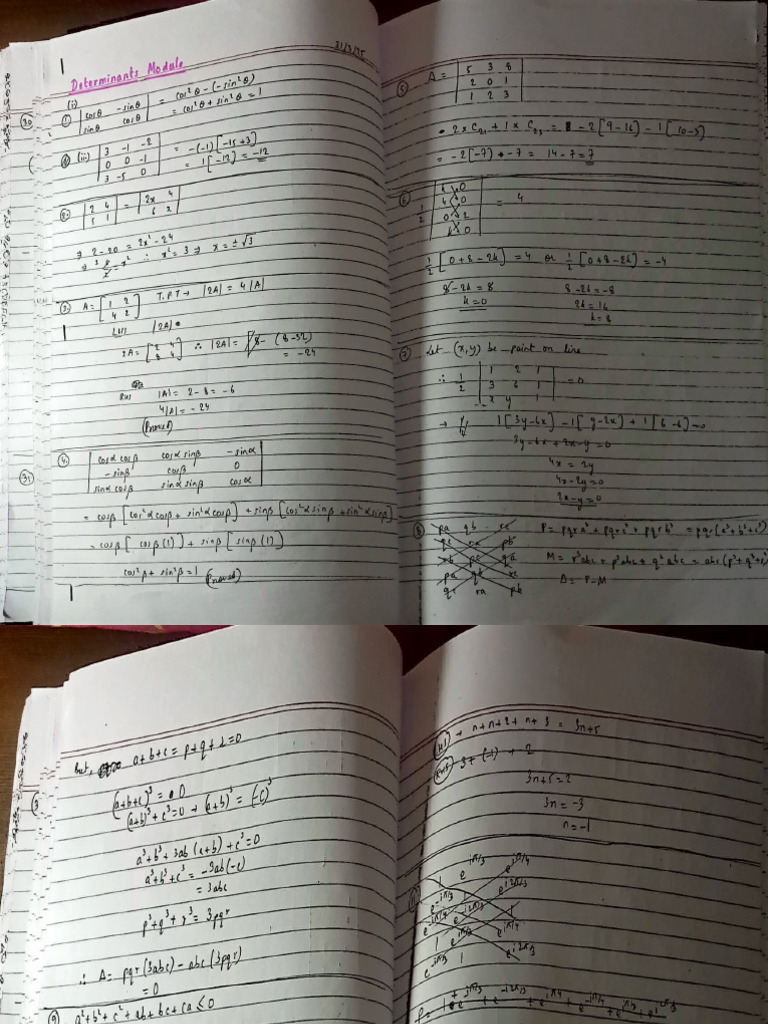 Annesha Mitra - Determinants - 2 | PDF