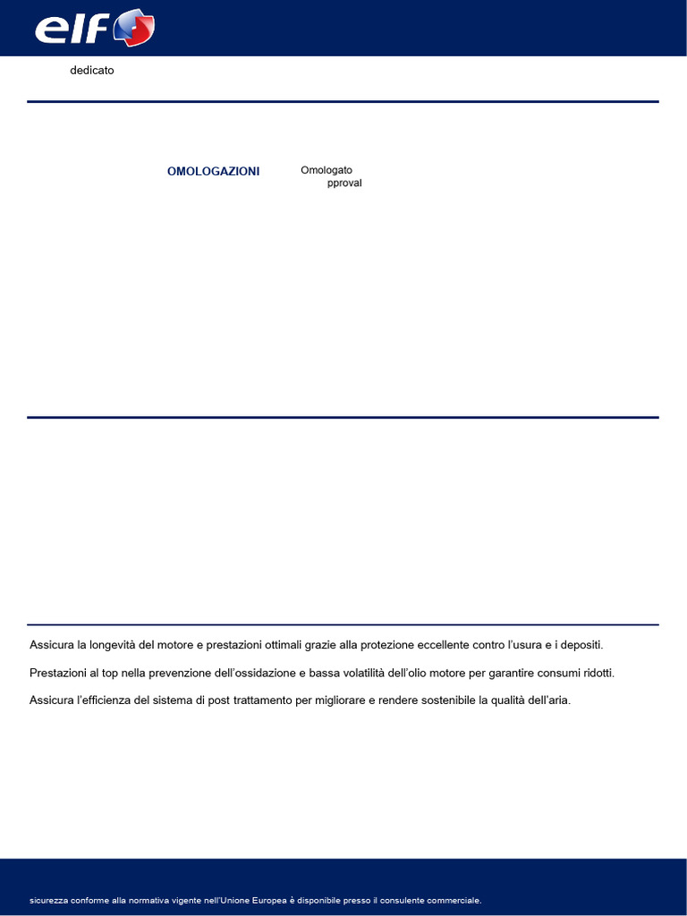 Elf Evolution R Tech Elite 5w 30 | PDF