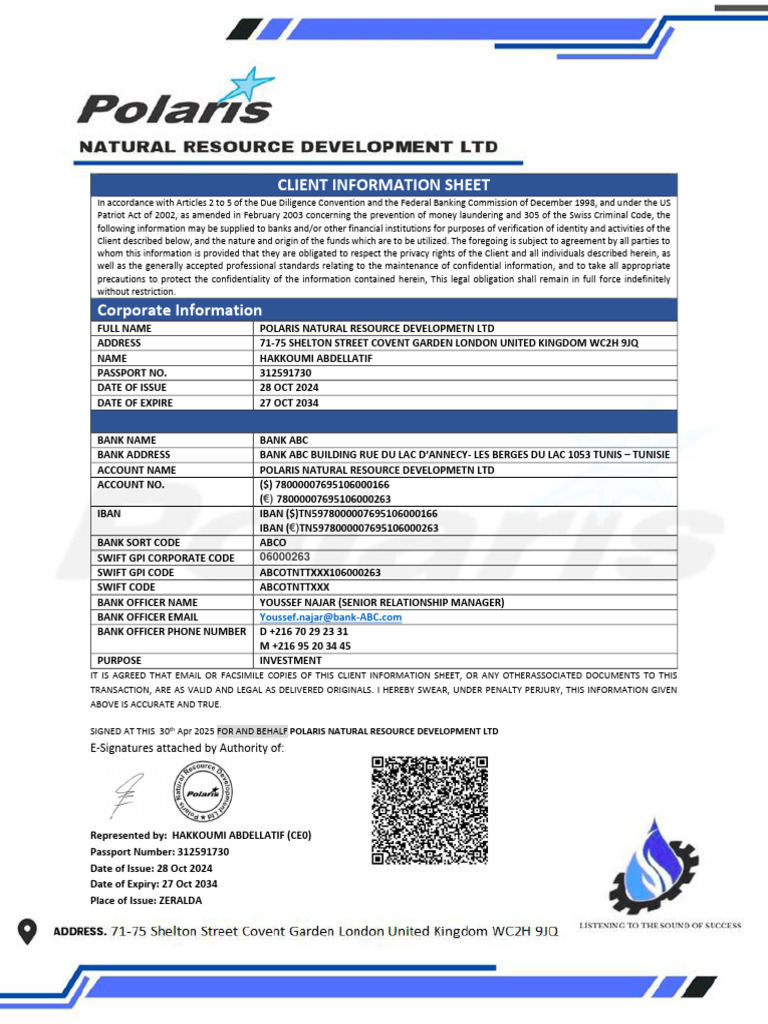 Client Information Sheet Polaris | PDF | Justice | Crime & Violence
