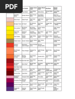 Sorastro's Paint Conversion Chart - Sheet1 | PDF | Blue | Grey