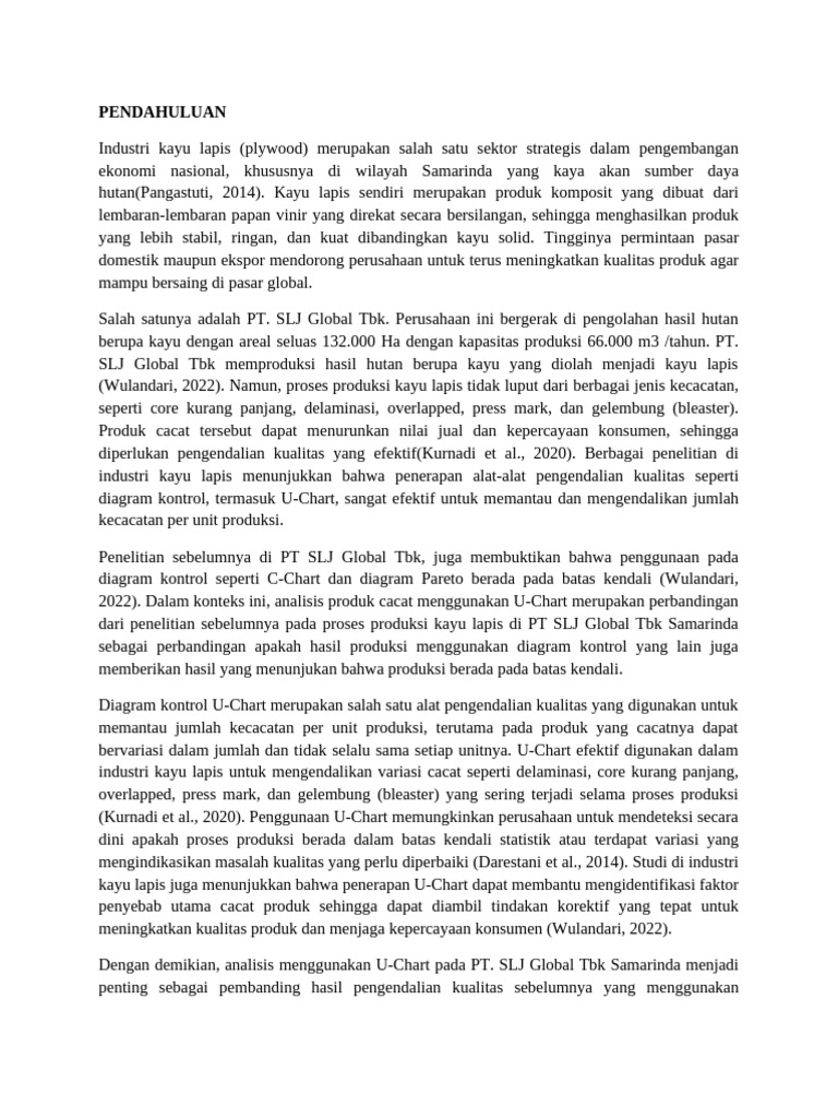 Pendahuluan, Kajian Pustaka, Dan Dapus | PDF