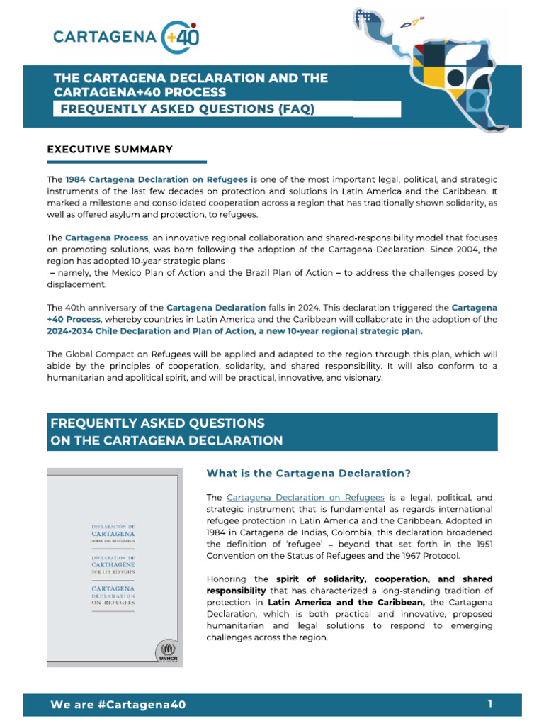 Cartegena Declaration | PDF