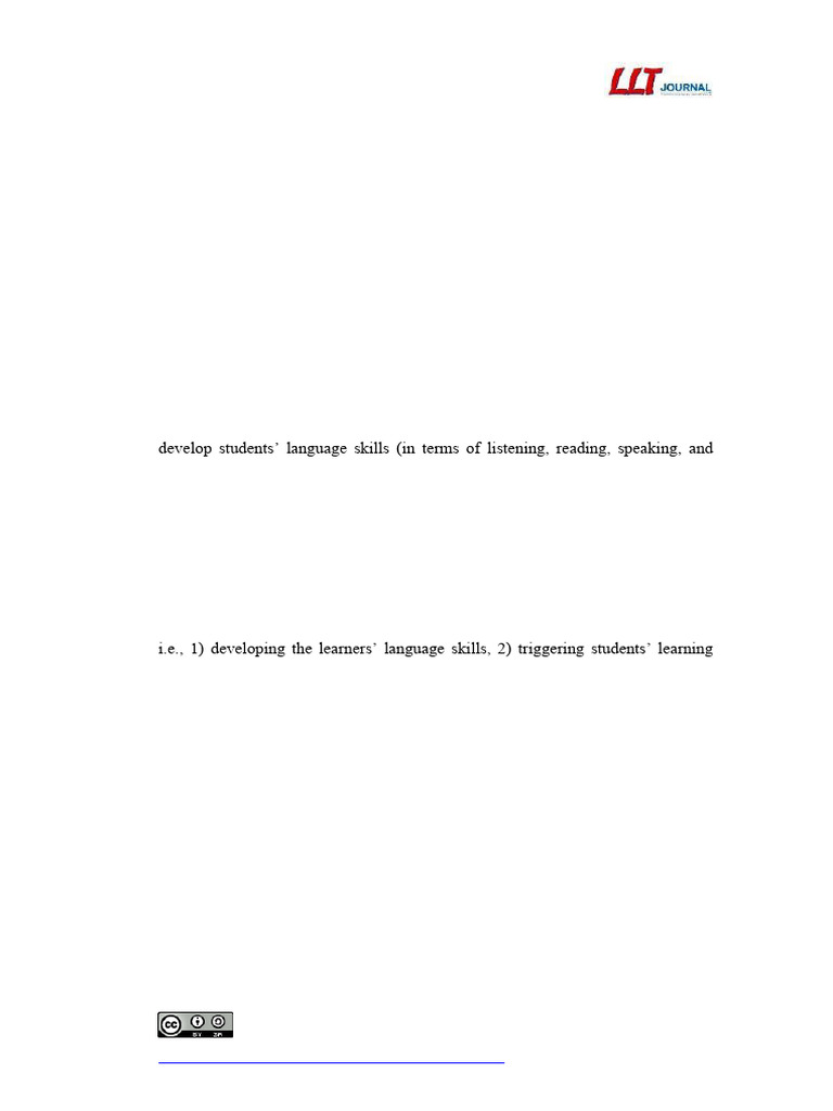 Literature in EFL Instruction Benefits | PDF | Fluency | English As A ...