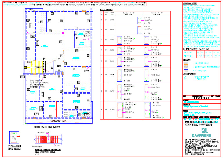 Secondfloor Slab Drawing 240525 Beam | PDF