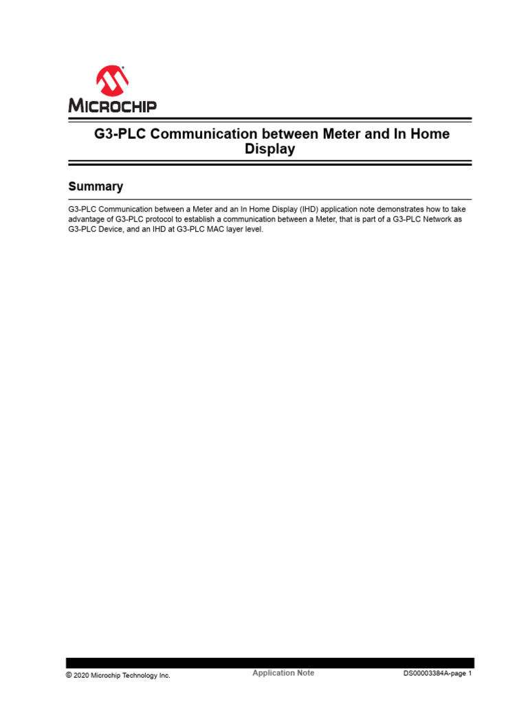 G3-PLC Smart Meter Communication Guide | PDF | Computer Architecture ...