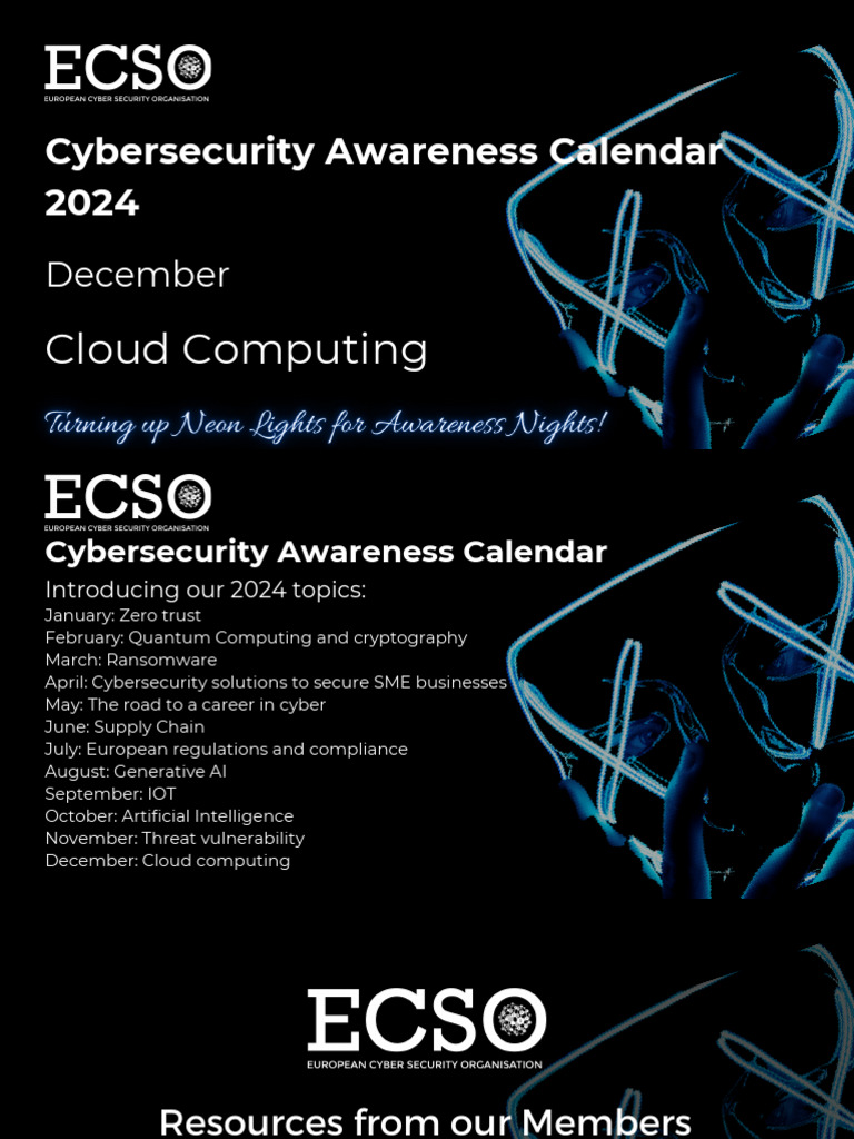2024 Cybersecurity Awareness Calendar | PDF | Security | Computer Security