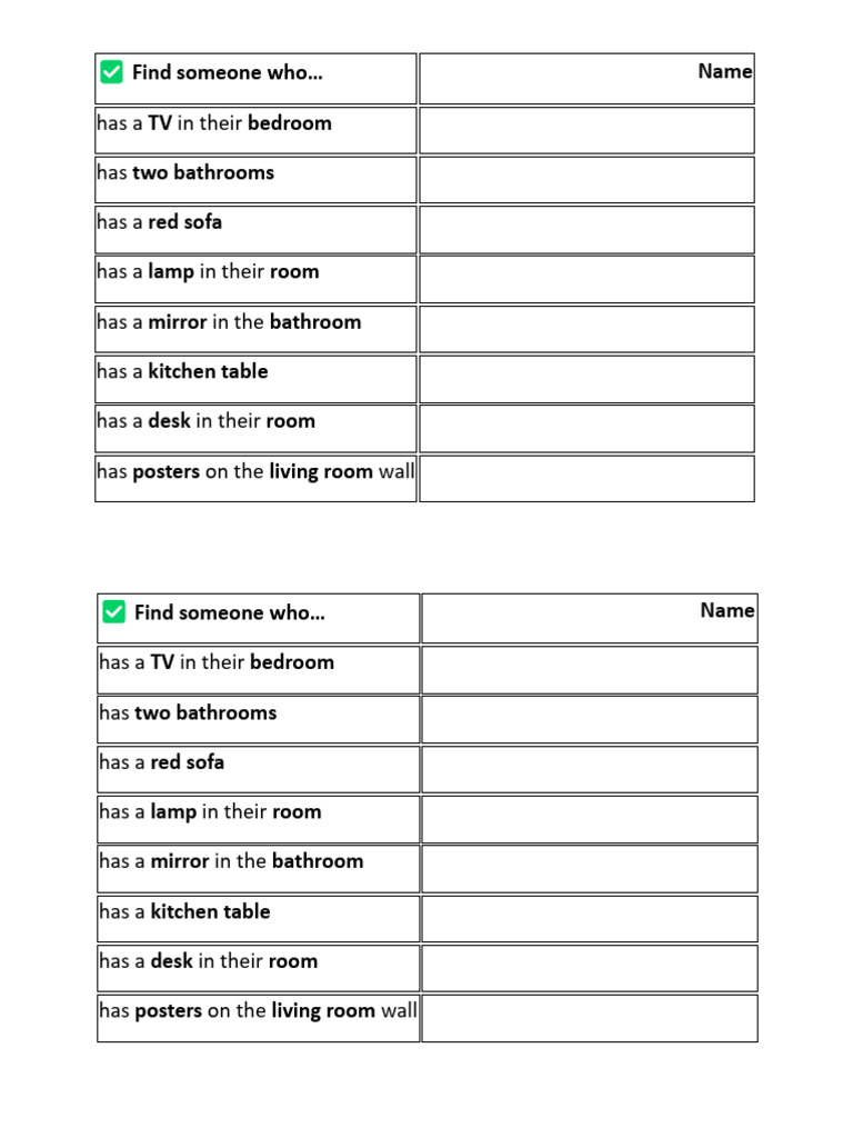 Unique Home Features Scavenger Hunt | PDF