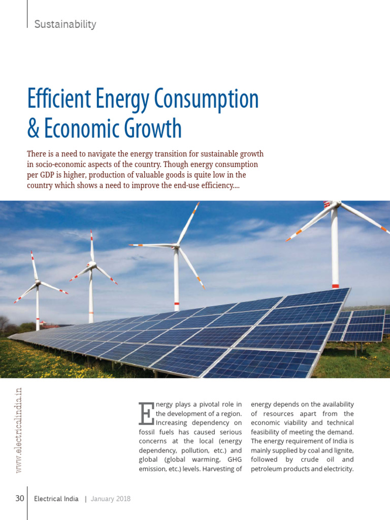 Efficient Energy Use for India's Growth | PDF | Renewable Energy ...