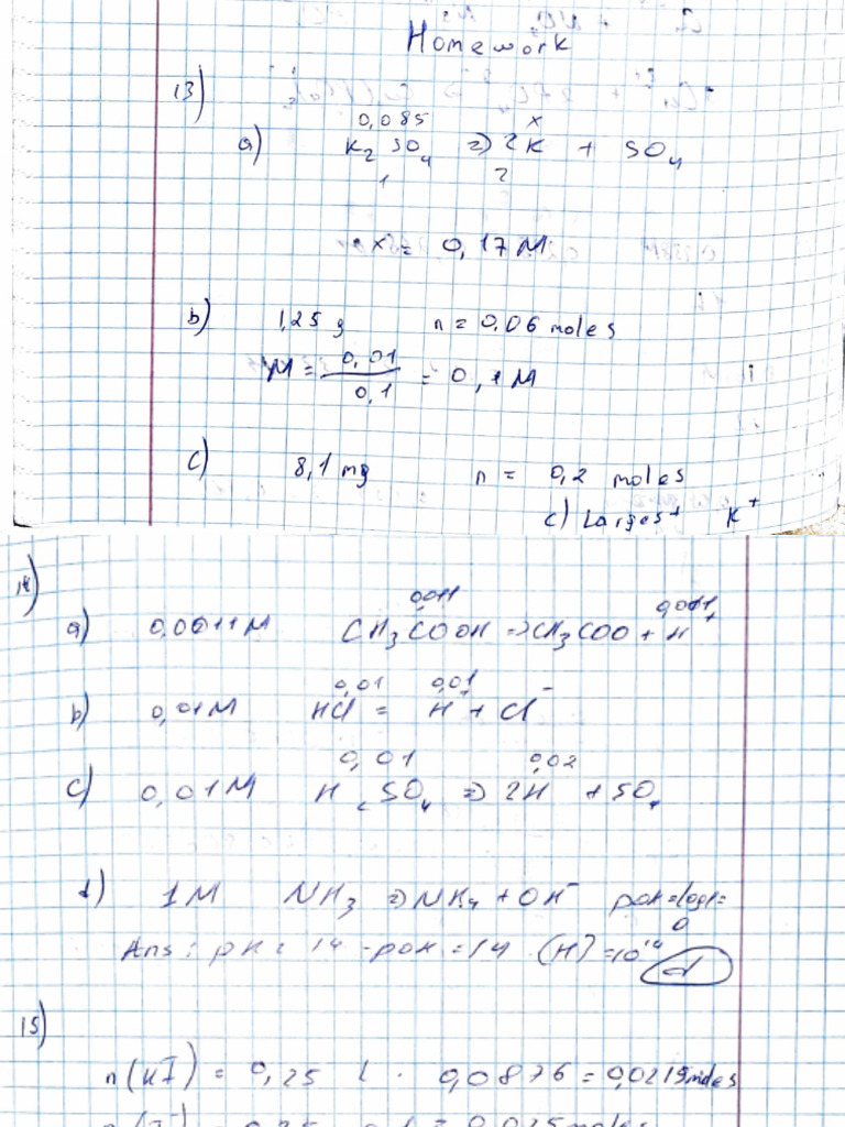 Hw Chemistry Pdf