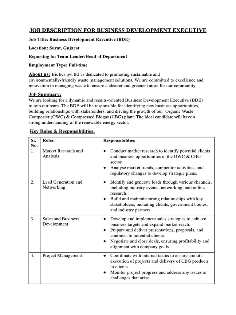 JD Bde (Machines, CBG) | PDF