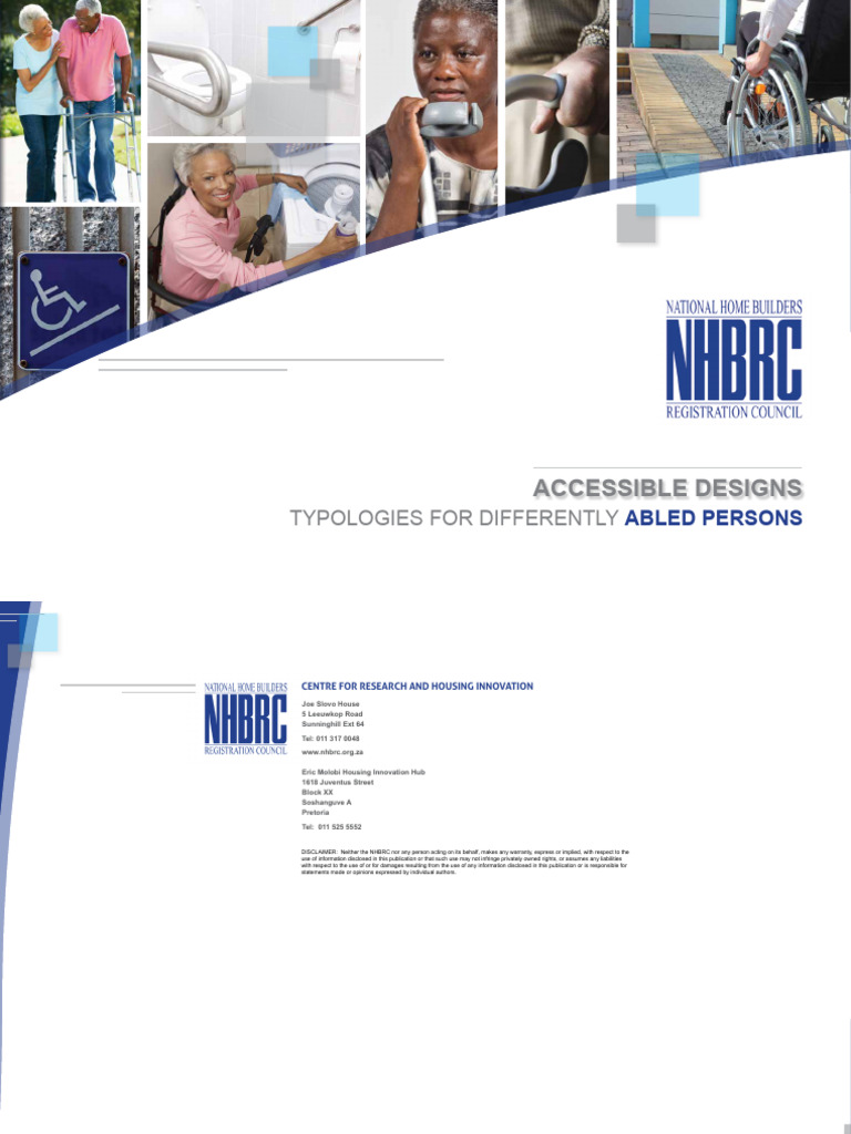 Accessible Designs Typologies For NHBRC Website 080920 | PDF | Door ...