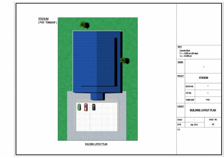 Building Layout Plan | PDF
