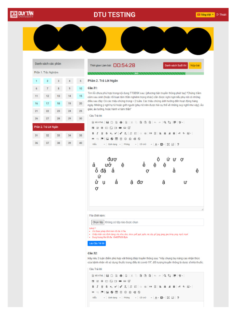 Screencapture Testing Duytan Edu VN Test Part 2022 04-12-07!40!33 | PDF