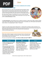 Pragmatic Language Skills Assessment Results | PDF | Nonverbal ...