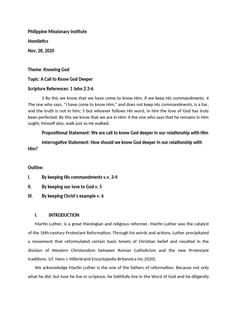 Ron Kerrvin Estrella Manuscript 1 | PDF | John The Apostle | First ...