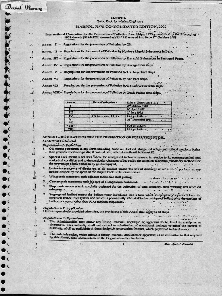 Marpol | PDF