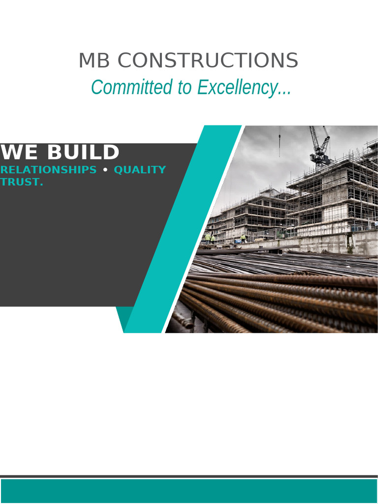 RR Construction: Company Overview | PDF