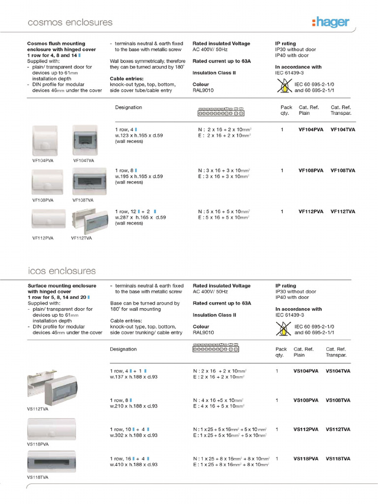 Enclosure Brochure | PDF