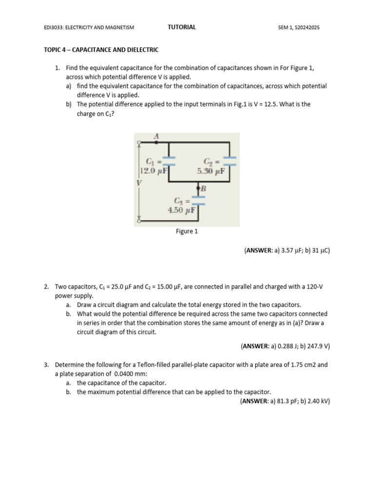 Tutorial 4 | PDF
