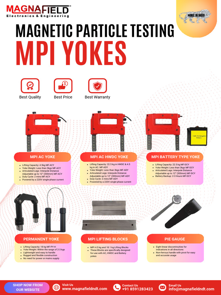 Permanent Magnetic Yoke Handle Type | PDF