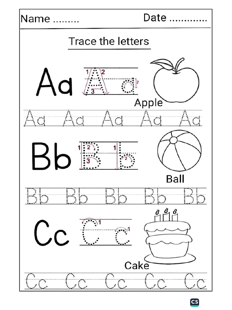 Alphabet Tracing 2 | PDF