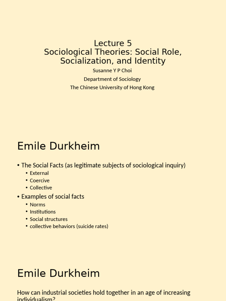 Social Role, Socialization and Identity | PDF | Socialization | Sociology