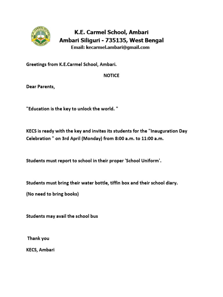 Inauguration Day Celebration | PDF