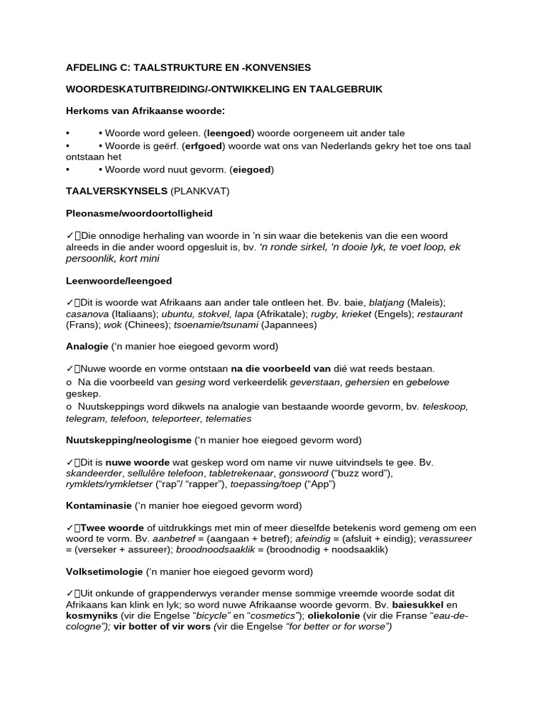 Woordorde Reels | PDF