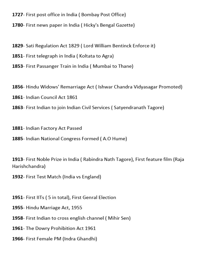 Important Dates Print | PDF