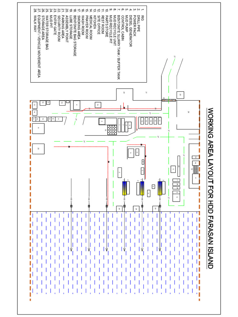 Farasan Island HDD Layout | PDF
