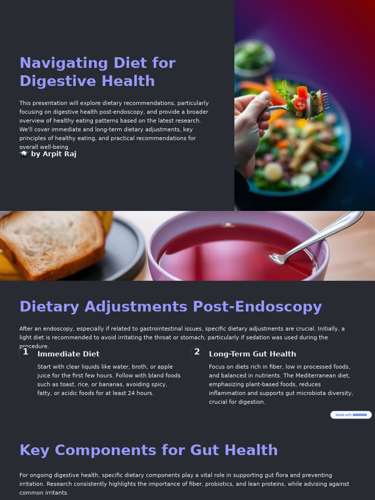 Navigating Diet For Digestive Health | PDF | Healthy Diet | Dietary Fiber
