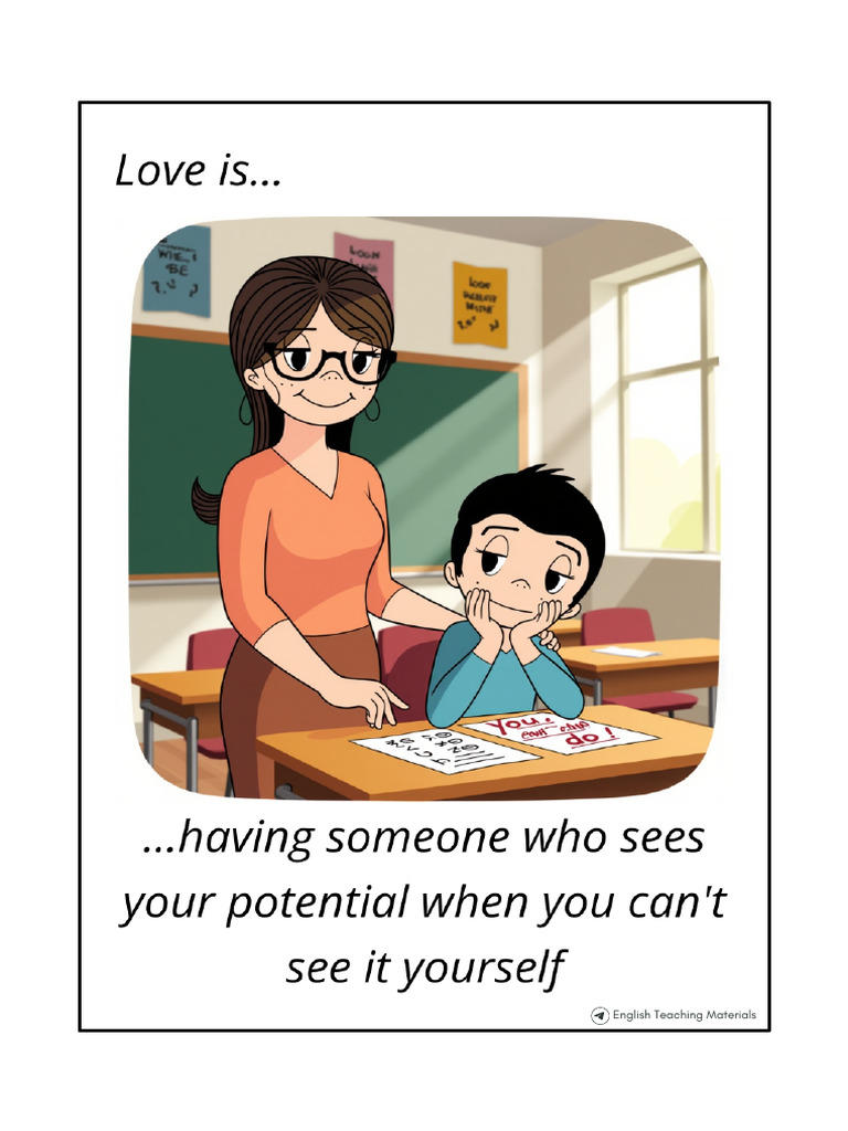 Love Is... English Teaching Materials | PDF