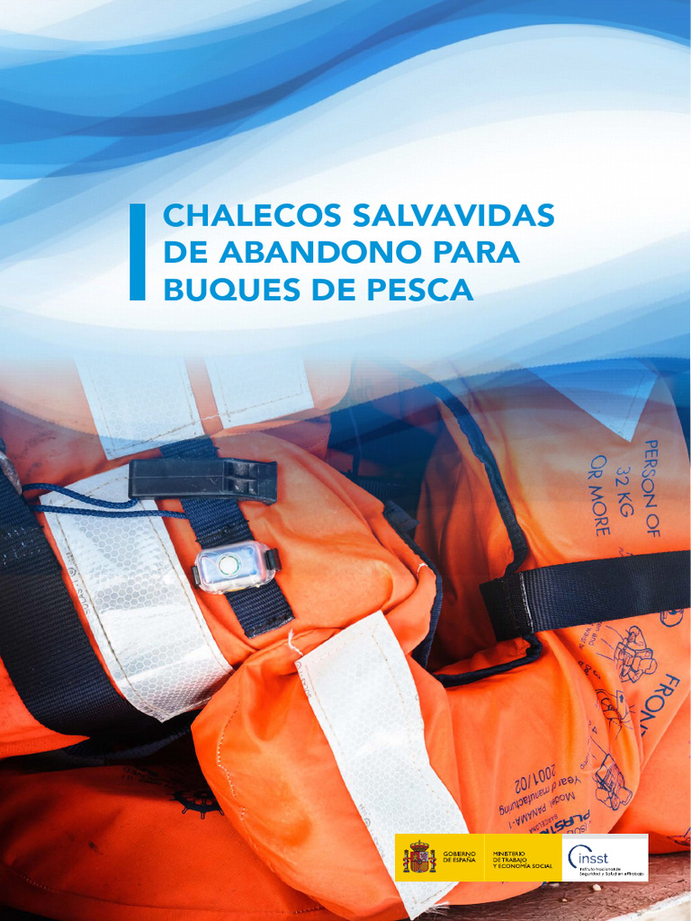 Folleto chalecos salvavidas de abandono para buques de pesca 2024 | PDF | Agua | Hipotermia