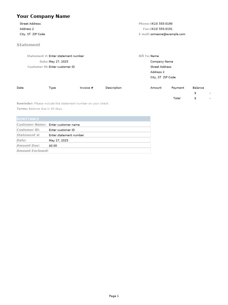 Billing Statement1 | PDF